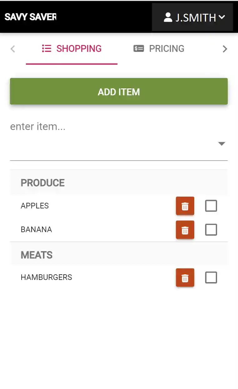 SAVY SAVERS: Canadian Grocery App